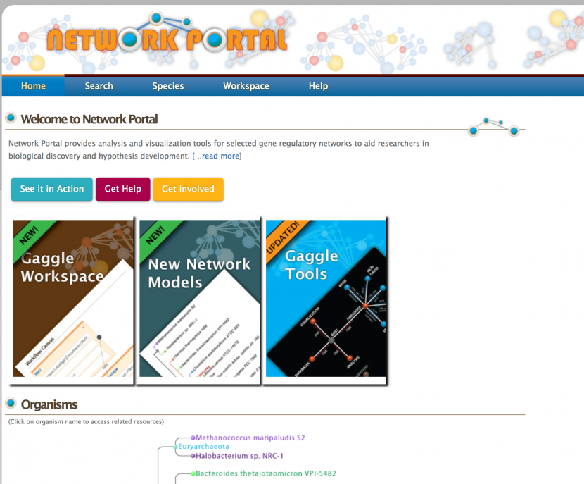 Network Portal - Baliga Lab
